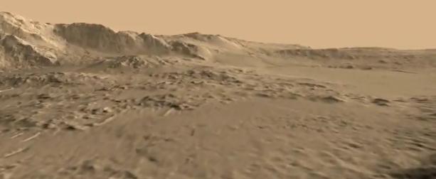 New Animations Take You Flying Over Mars