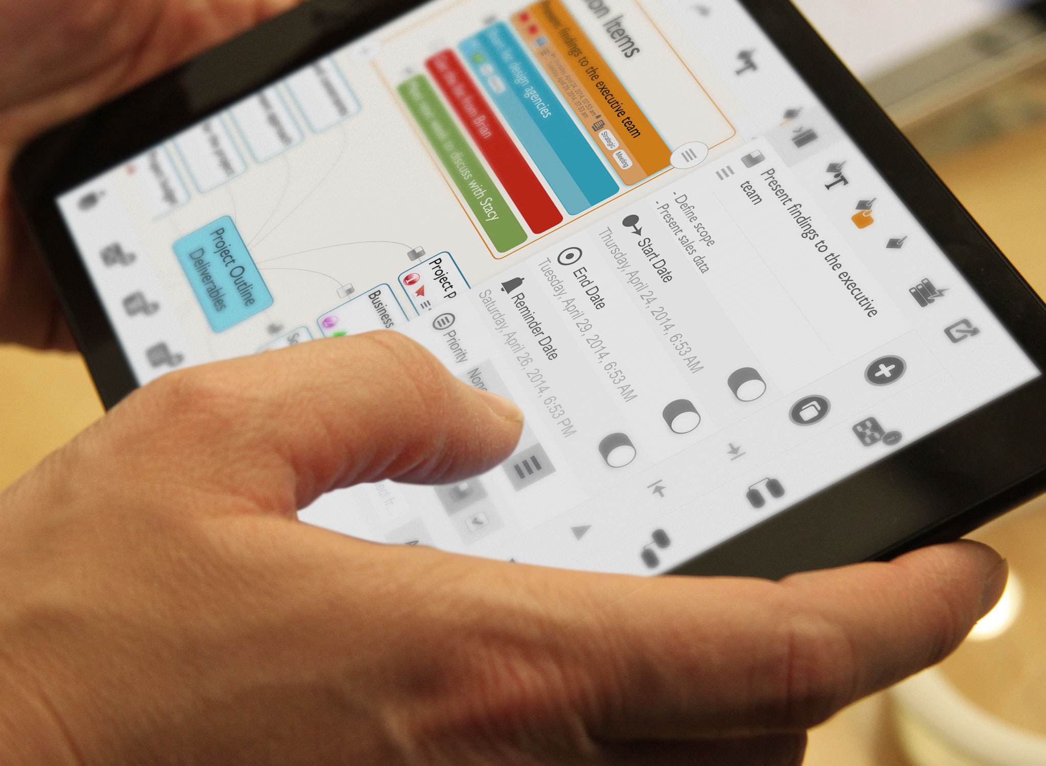 Magical Pad for iPad combines mindmapping with other tools in one screen